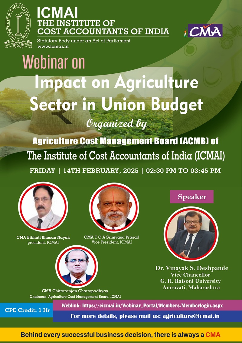 Welcome to The Institute of Cost Accountants of India Website