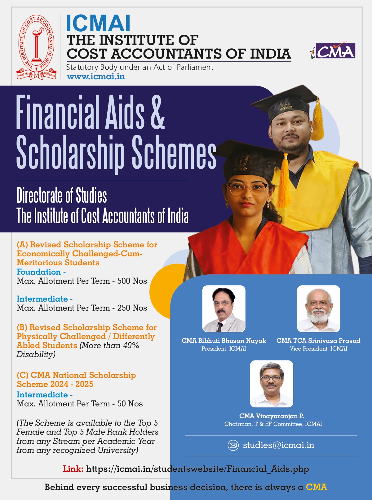 Welcome to The Institute of Cost Accountants of India Website